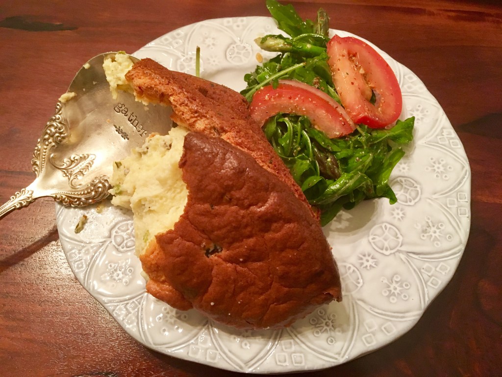 Morel, Chèvre, and Chives Soufflé – Chez Nous