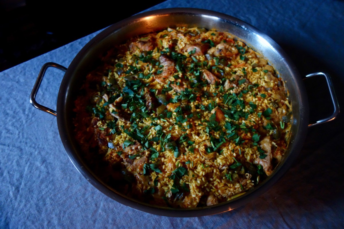 Rabbit Paella with Artichokes – Chez Nous