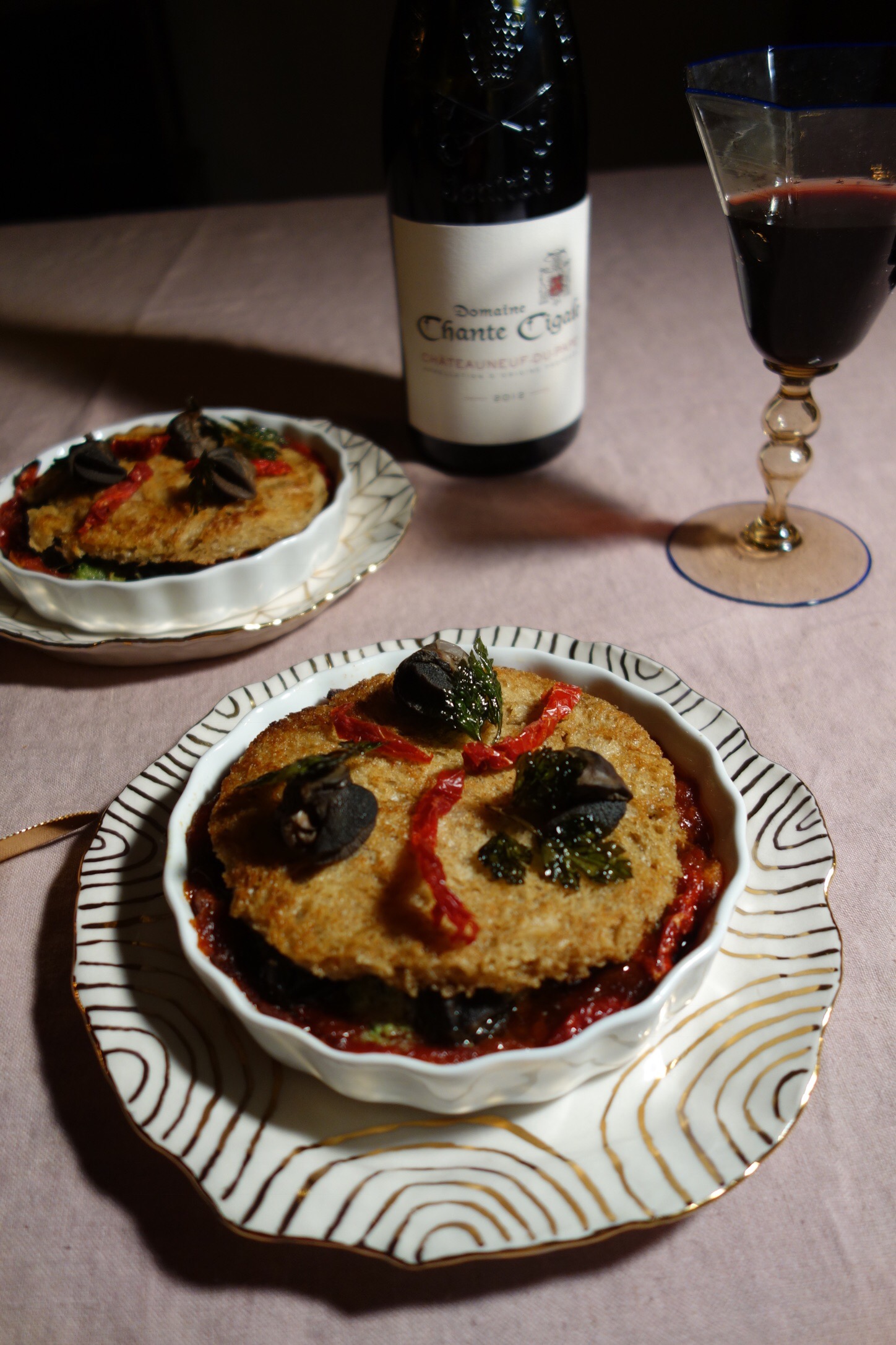 Rabbit Polenta with Porcini Mushrooms – Chez Nous