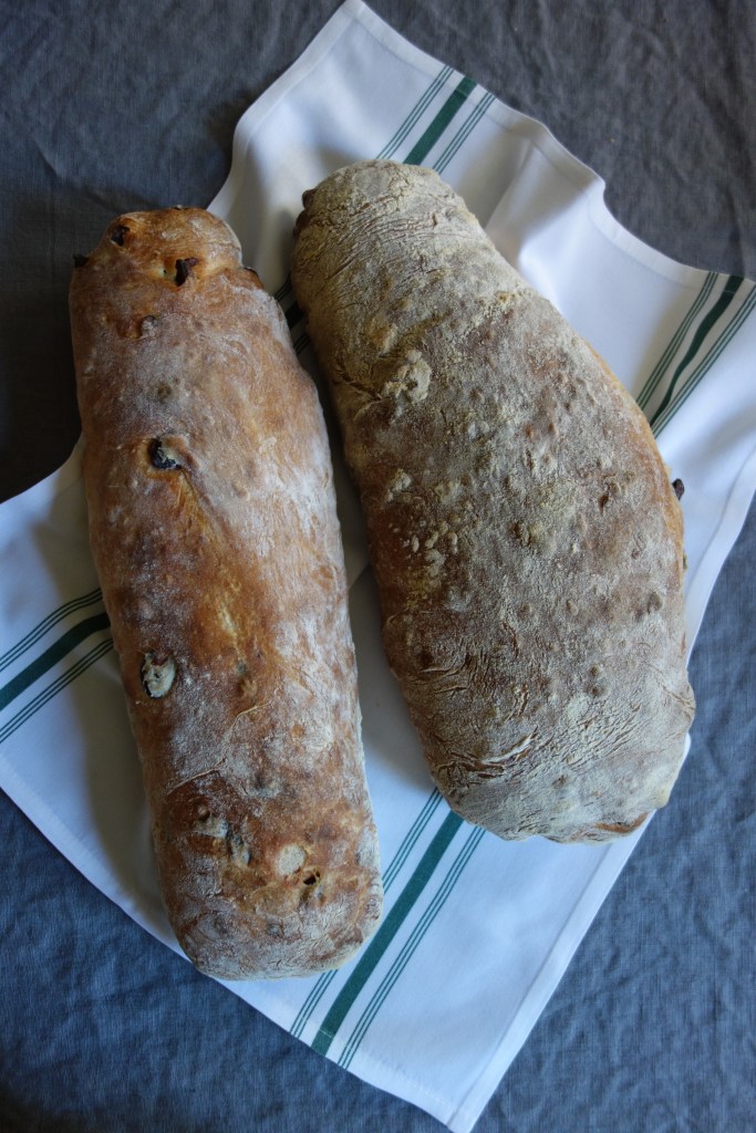 Easy Kalamata Olive Ciabatta Bread – Chez Nous